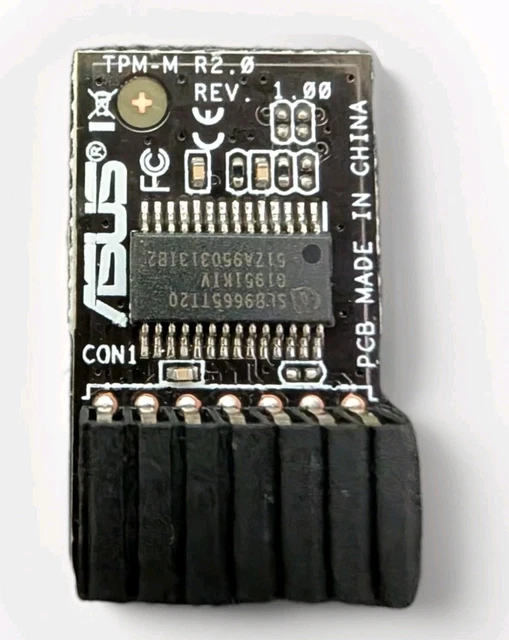 ASUS TPM-M R2.0 14 Pin Trusted Platform Module E241819 0.00 - PicClick UK