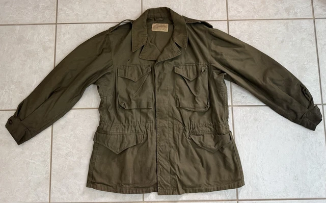 WWII WW2 US Army M1943 Combat Field Jacket OD Green Size 42R £122.37 ...
