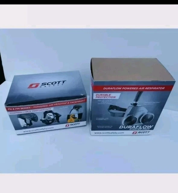 3M SCOTT SAFETY Duraflow air powered respirator FH 22 PAPR Ready Pack £ ...