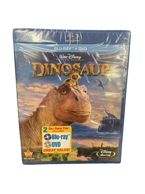 DISNEY DINOSAUR BLU-RAY + DVD 2-Disc Combo Pack - Bonus Content Sealed ...