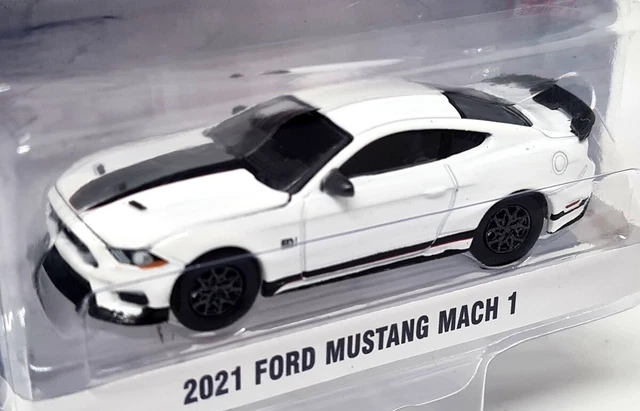 GREENLIGHT 1/64 - Ford Mustang Mach 1 2021 Oxford White Diecast Model ...