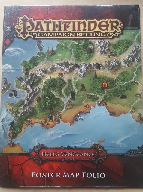 PATHFINDER CAMPAIGN SETTING: Poster Map Folio - Hell's Vengeance EUR 21 ...