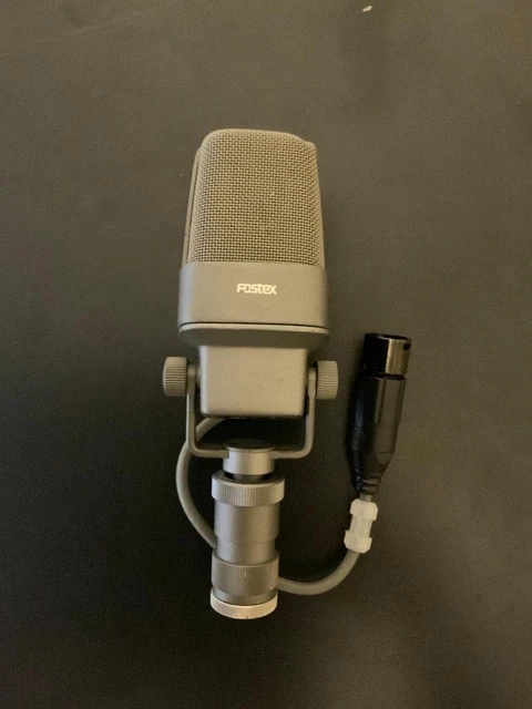 FOSTEX M11RP BAND Microphone, Used, Clear Sound, With Small Grill Dent ...