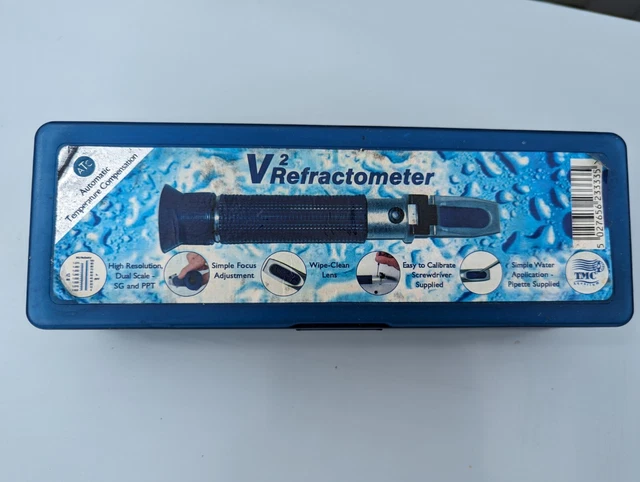 TMC V2 AQUARIUMS Portable Refractometer with Instruction Leaflet & Box EUR 8,16 - PicClick IT