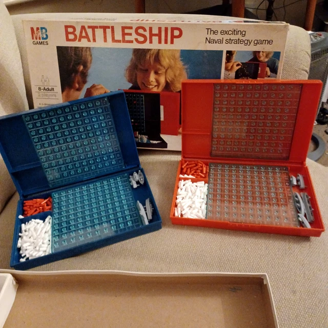 VINTAGE MB GAMES Battleship Naval Strategy Game 1975 Retro Board Game ...