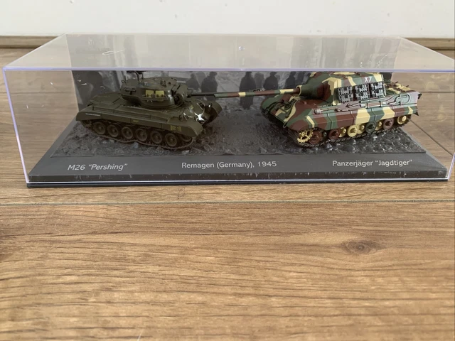 BATTLE OF REMAGEN M26 Pershing + Panzerjager Jagdtiger 1945 1/72 Salvat ...