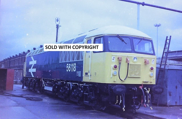 RAILWAY / TRAIN Negative 35mm BR Loco Class 56 56118 Sold with ...