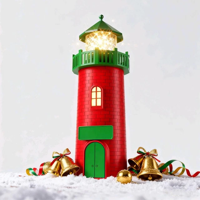 NIGHT LAMP CREATIVE Lighthouse Shaped Bluetooth Music Ambient Lights ...