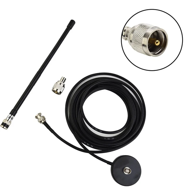 BOOST YOUR CB Radio Signal antenne fouet souple avec base magn tique ...
