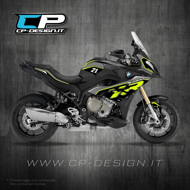 KIT GRAFICHE PER BMW S1000XR 2015-2019 FLUO Graphics stickers replica ...