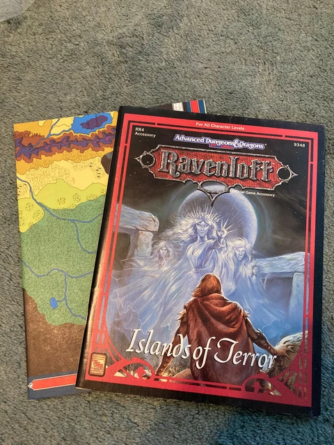 RAVENLOFT ISLANDS OF Terror completo di Map Strahd D&D Dungeons Dragons ...
