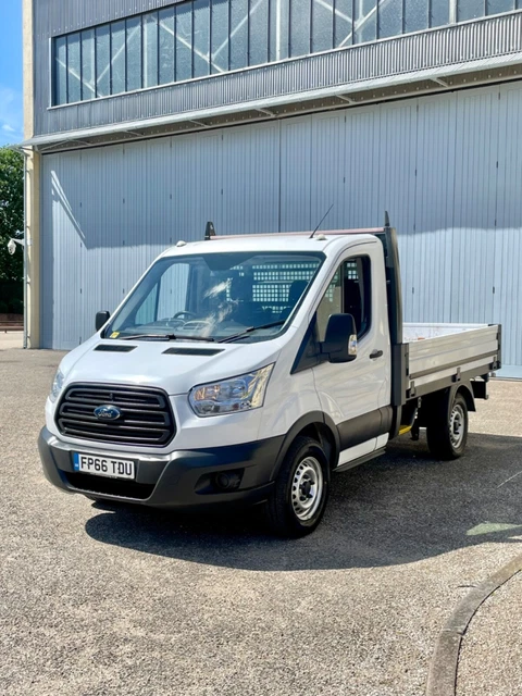 FORD TRANSIT DROPSIDE swb 2016 2.2 ok on ulez check flatbed pickup mk8 ...