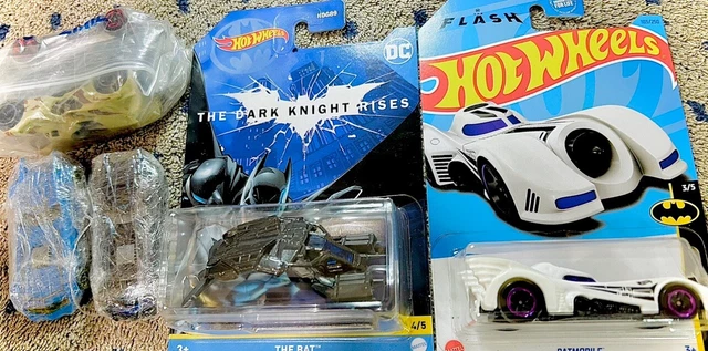 HOT WHEELS-THE BAT-THE Dark Knight Rises-FLASH White-Batmobile & plus ...