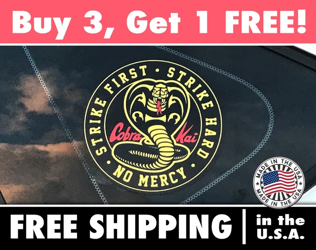COBRA KAI KARATE Sticker Decal Karate 4x4 JDM Ute Laptop Apple EUR 4,01 ...