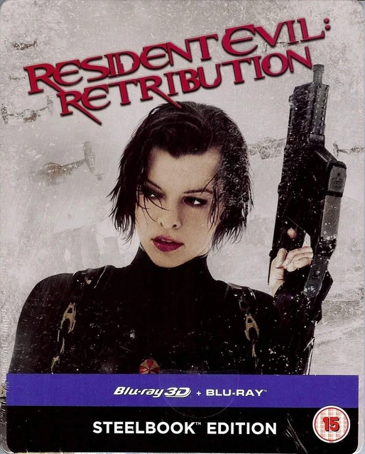 RESIDENT EVIL: RETRIBUTION (Blu-ray) Milla Jovovich Michelle Rodriguez ...