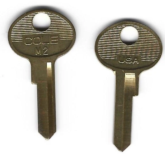 COLE M2 UNCUT Key Same as Ilco M2 / 1092B or Master 7K fits Master ...