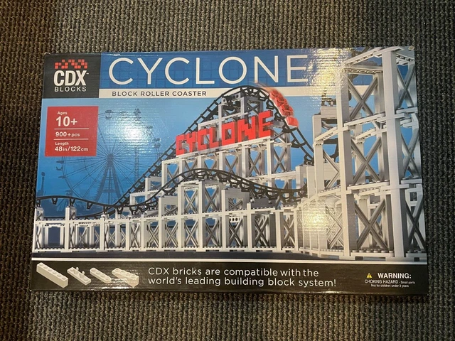 COASTER DYNAMIXS CDX Blocks Cyclone Roller Coaster Building Toy Blocks ...