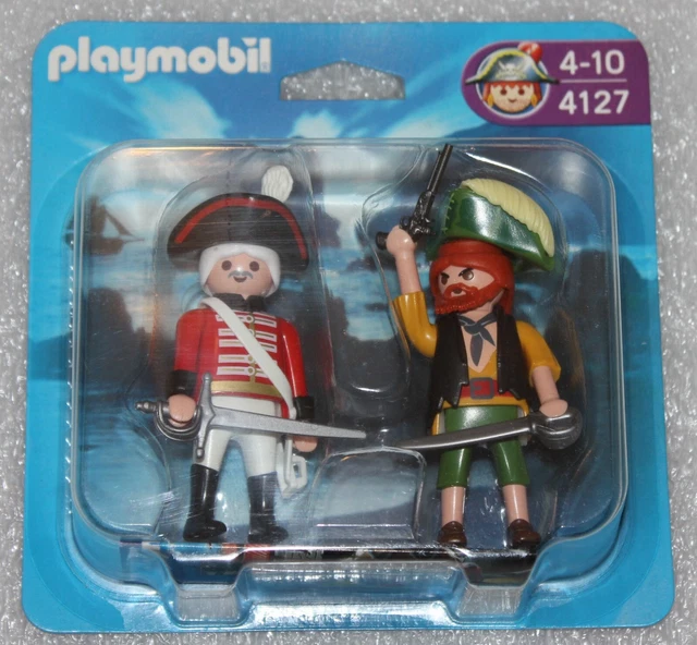PLAYMOBIL 4127 BLÍSTER Pirata Y Rotrock Nuevo Embalaje Original Misb ...