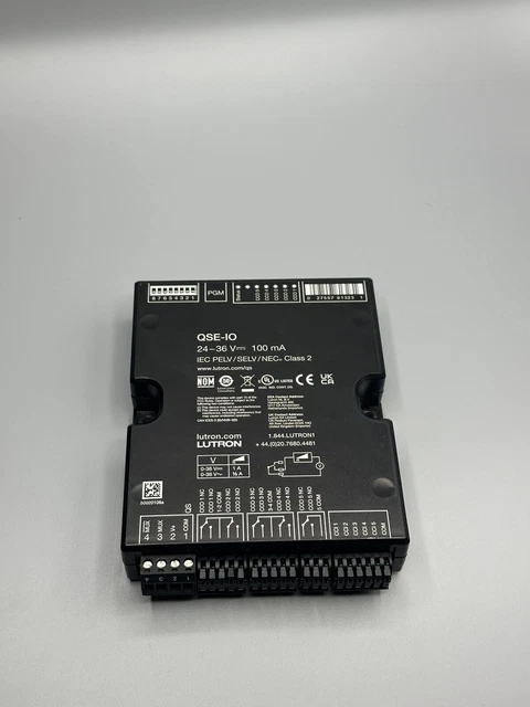 LUTRON QSE-IO PELV CLASS2:USA Input/Output 24V 100mA Interface Control ...