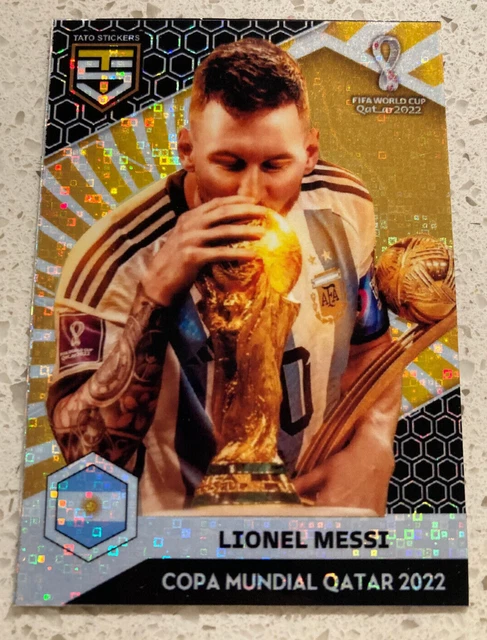 LIONEL MESSI ARGENTINA 2022 FIFA World Cup Champions Soccer Custom Card ...