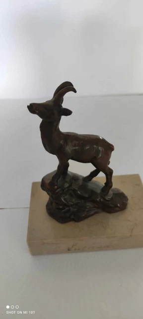 STATUETTE EN BRONZE cerf de luchon EUR 12,00 - PicClick FR