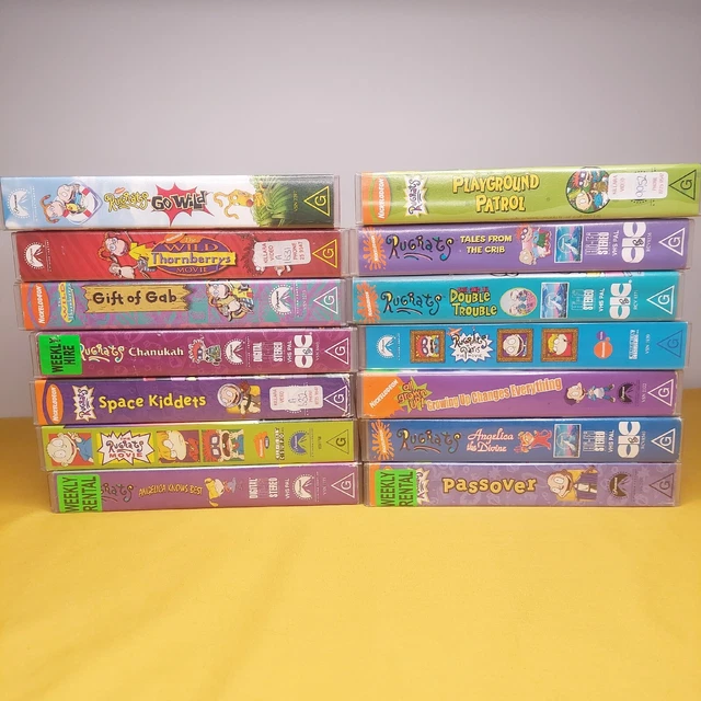 RARE NICKELODEON VHS Rugrats Thornberries PAL Ex Rental Video (x14) £62 ...