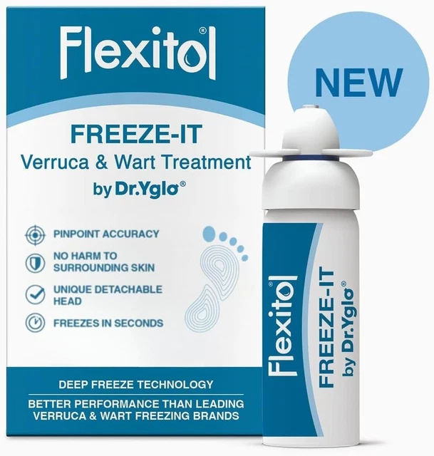 FLEXITOL FREEZE-IT VERRUCA and Wart Treatment - Deep Freeze Technology ...