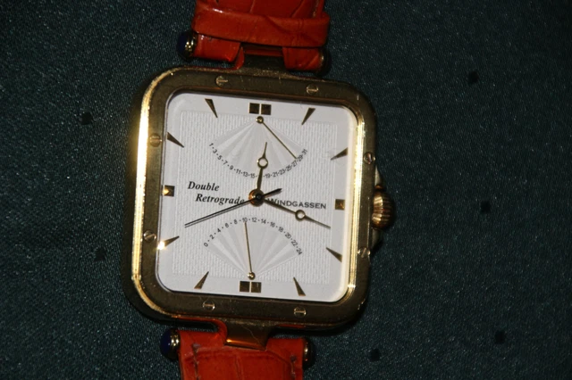 ARMBANDUHR, UNISEX, 40 x 40, Windgassen, Double Retrograde, limitiert ...