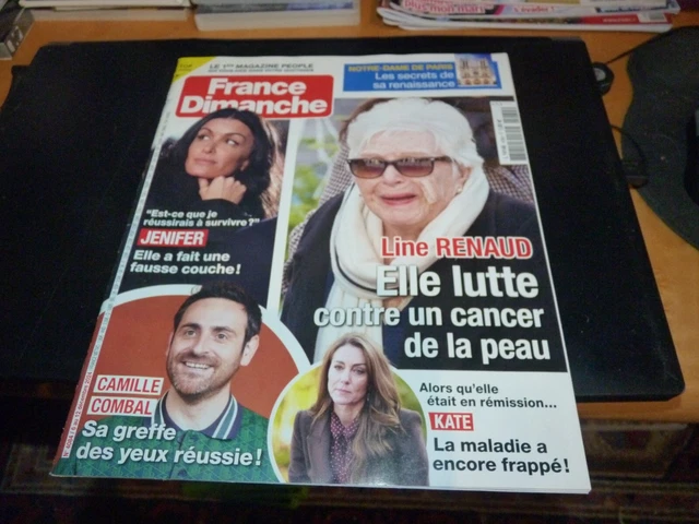 REVUE &FRANCE DIMANCHE N°4084 - 2024" Line RENAUD, Jenifer, Camille ...
