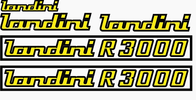 SERIE DECALCOMANIA-ADESIVI PER Trattore Landini R3000 EUR 34,99 ...