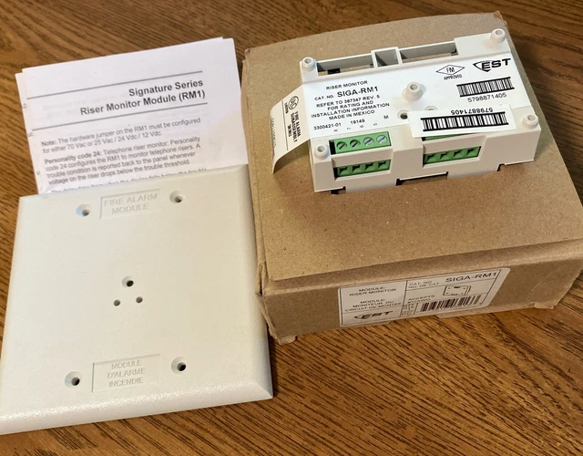 EST EDWARDS SIGA-RM1 Fire Alarm Riser Monitor Module $52.50 - PicClick