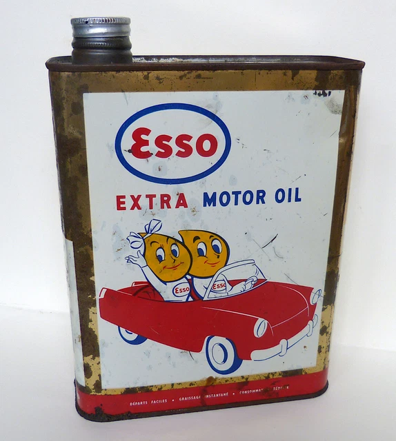 ALTE ESSO ÖLDOSE Extra Motor OIL - Heavy Duty Oil - France EUR 49,00 ...