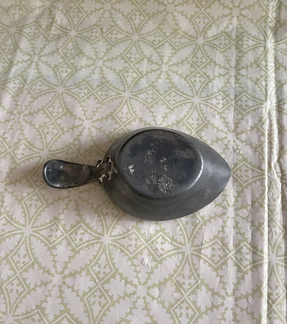 ANTIQUE HOMAN SILVERPLATE Co Quad Special Metal Sick-Call Holy Water ...