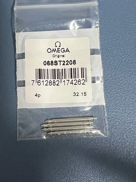 GENUINE NEW OMEGA Genuine Spring Bar 4pcs for Buckle Watch Parts 20mm ...