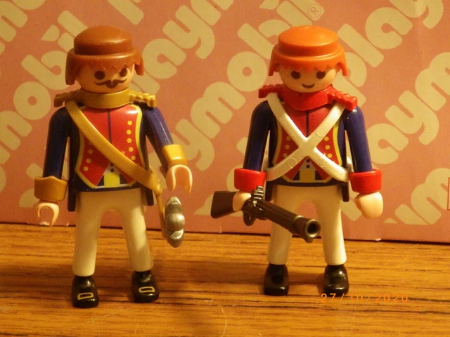 PLAYMOBIL REDCOAT GENERAL with Sword & Soldier with Muscat £8.00 ...