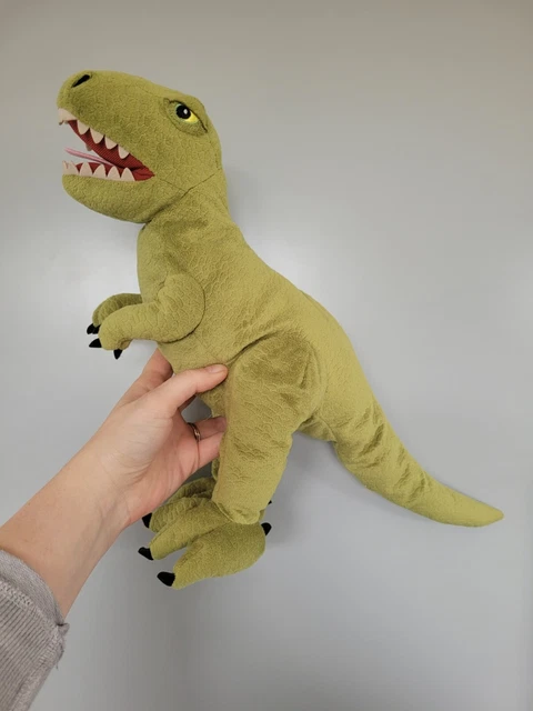 IKEA JATTELIK TYRANNOSAURUS Rex T Rex Dinosaur Soft Toy Plush Green £5. ...