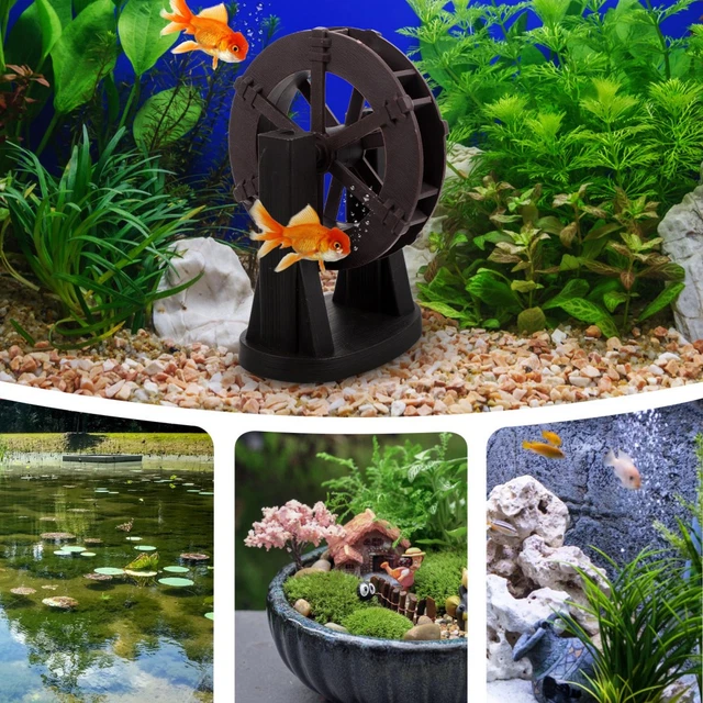 ROUE A EAU Fontaine Modèle De Simulation Accessoire Mise En Page EUR 15 ...