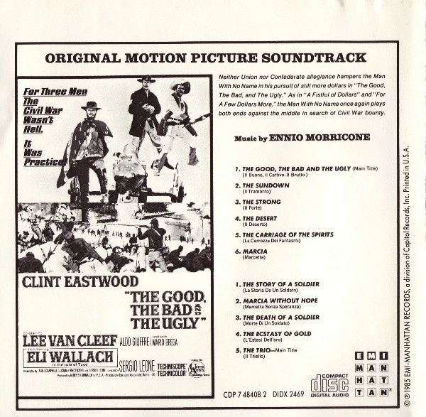 ENNIO MORRICONE - The Good, The Bad And The Ugly (Original Motion ...