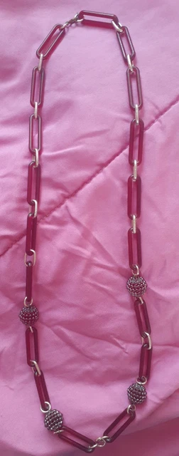 VINTAGE FAUX TORTOISESHELL Rootbeer Lucite Chain Paperclip Link Belt ...