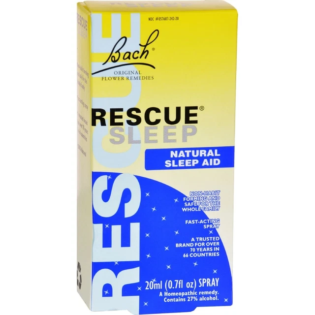 BACH FLOWER REMEDIES Rescue Sleep Natural sleep Aid - 0.7 fl oz £28.68 ...