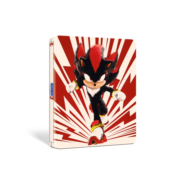 SONIC THE HEDGEHOG 3 Steelbook Limited Edition Red [PG] 4K UHD £34.99 ...