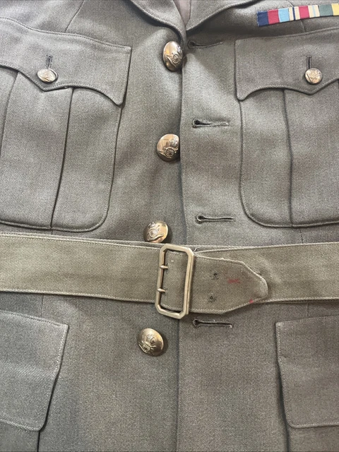 WW2 BRITISH ARMY Officers Royal Artillery Service Dress Jacket And ...
