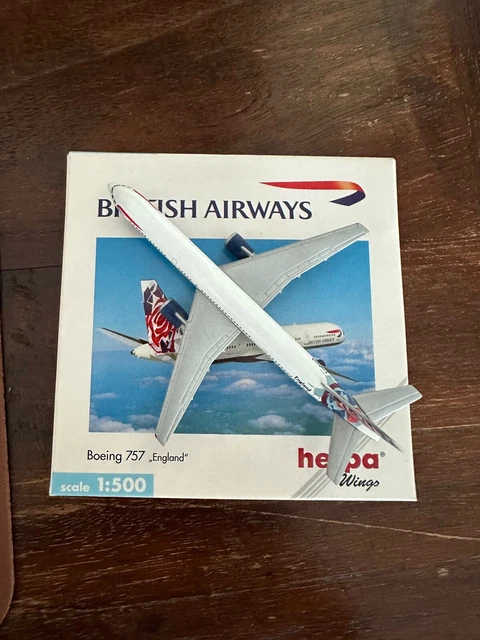 HERPA WINGS-BOEING 757-BRITISH AIRWAYS-"England"-Scale 1:500 EUR 15,15 ...