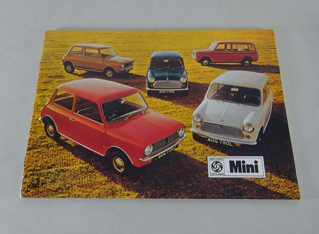 PROSPECTUS LEYLAND MINI 850/1000/Clubman/Clubman Estate / 1275 Gt ...