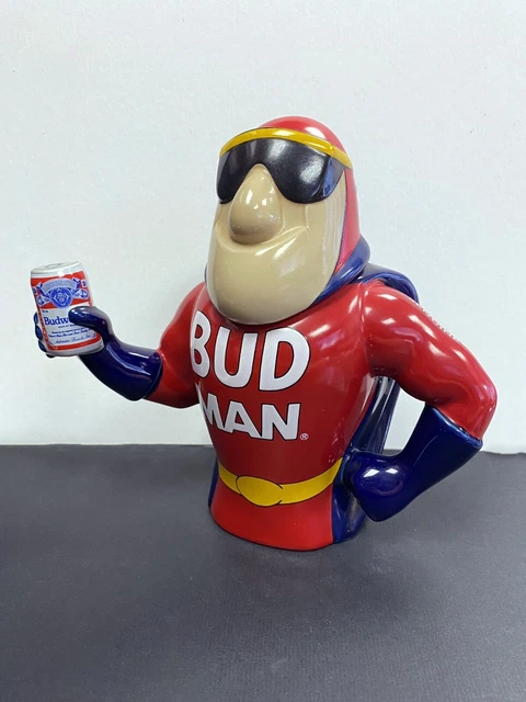 VINTAGE 1993 ANHEUSER Busch Budweiser BUD MAN Ceramic Beer Stein ...