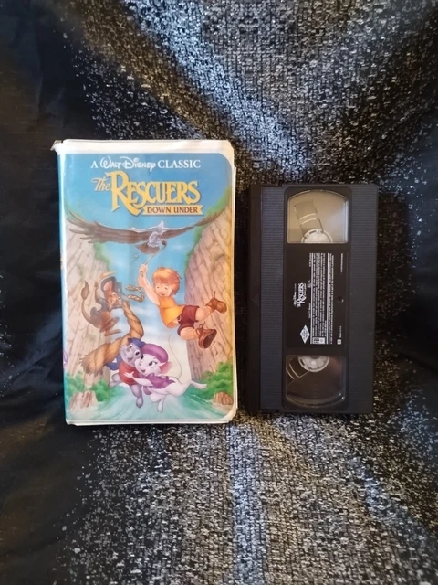 THE RESCUERS DOWN Under Walt Disney Classic VHS Tape 1991 Diamond ...