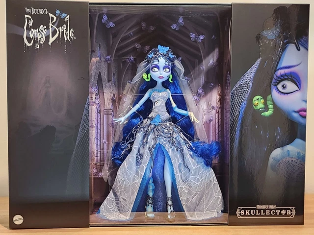 MONSTER HIGH CORPSE Bride Emily Skullector Tim Burton's Doll $250.00 ...