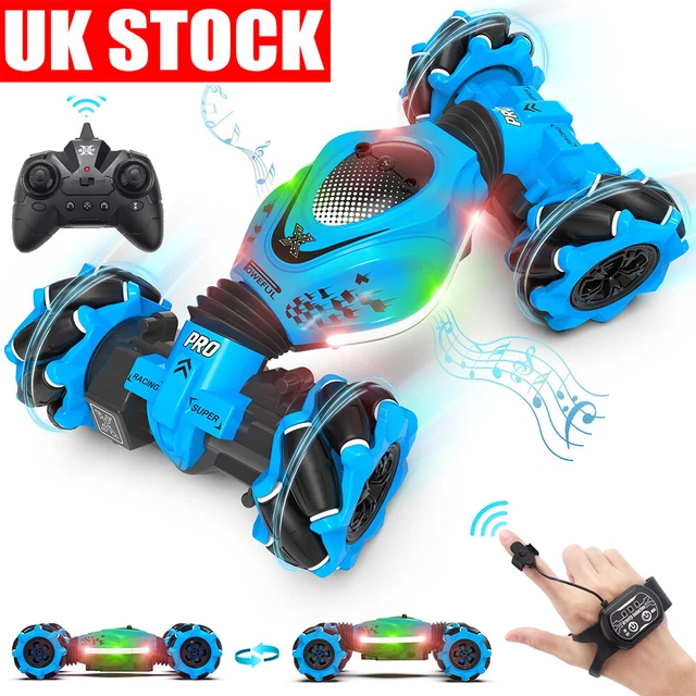 4WD RC CAR Drift Stunt Remote Control Car 2.4GHz 360° Rotation W/ Music ...