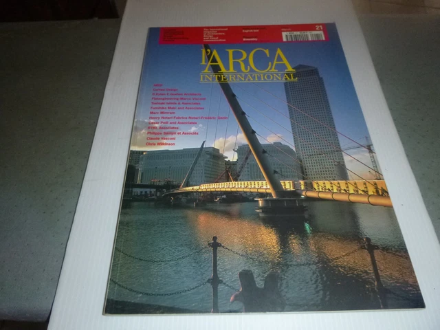 MAGAZINE ARCHITECTURE L' Arca International N° 21 Mars 1998 Francais ...