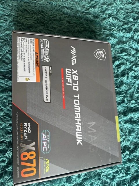 MSI MAG X870 TOMAHAWK WIFI Motherboard ATX - AMD, DDR5, M.2 Gen5, WiFi ...